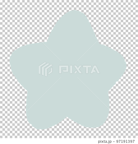 Dull color simple handwritten star - Stock Illustration [97191397] - PIXTA