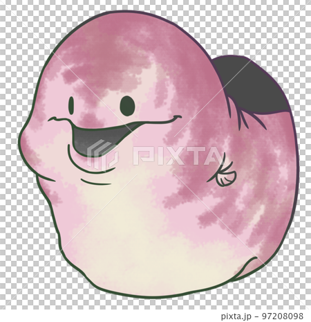 Utsubo (pink) that sticks out of the hole - Stock Illustration ...