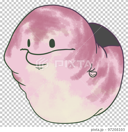 Utsubo (pink) that sticks out of the hole - Stock Illustration ...