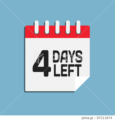 4 Days Left Countdown
