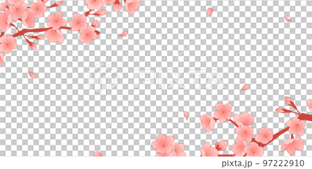 Frame material_Sakura - Stock Illustration [97222910] - PIXTA