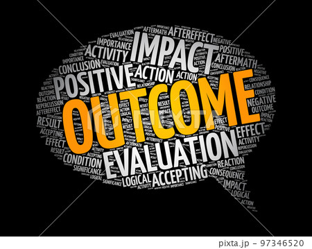 Outcome message bubble word cloud collage,...のイラスト素材 [97346520] - PIXTA