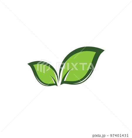 Tree leaf symbol vector icon illustrationのイラスト素材 [97401431] - PIXTA