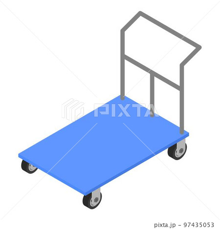 Load cart icon. Isometric of load cart vector...のイラスト素材 [97435053] - PIXTA