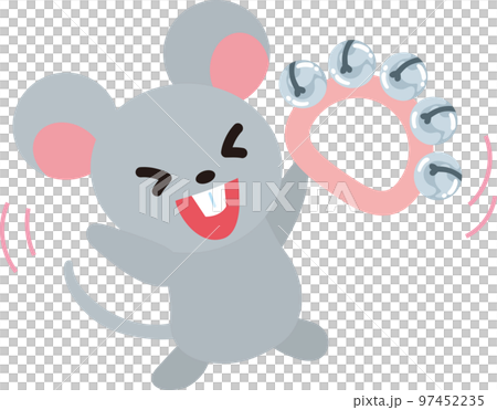 Mice dancing with bells - Stock Illustration [97452235] - PIXTA