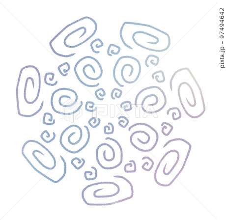 渦巻のイラストのイラスト素材 [97494642] - PIXTA