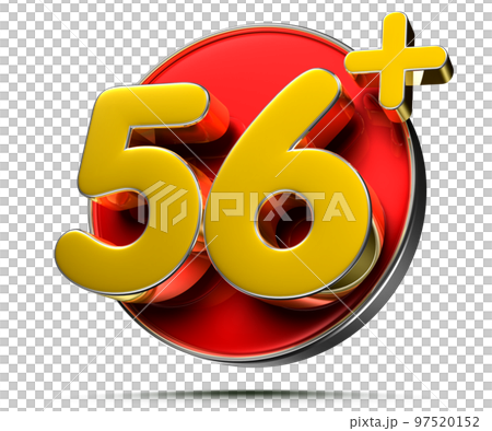 56 plus 3D.のイラスト素材 [97520152] - PIXTA
