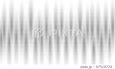 Halftone wavy ripple background. Comic halftone...のイラスト素材 [97529728 ...