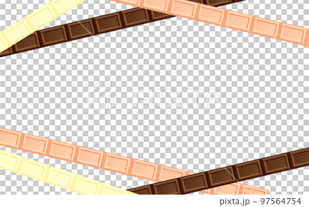 Chocolate and strawberry chocolate and white... - Stock Illustration ...