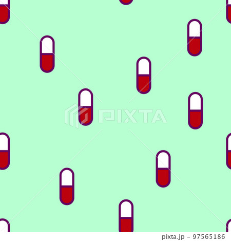 Seamless minimalistic medical patternのイラスト素材 [97565186] - PIXTA