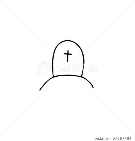 Vector doodle tombのイラスト素材 [97567484] - PIXTA