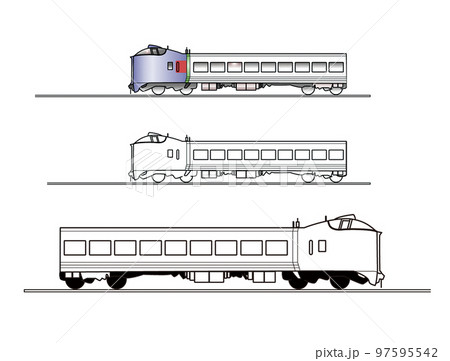 Train Side View Sketch