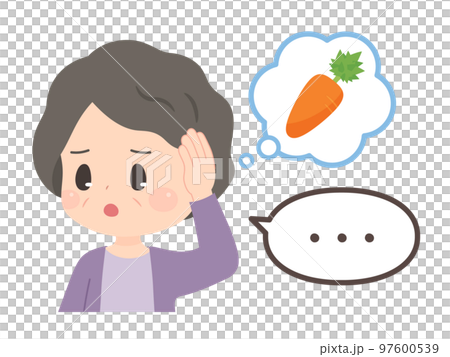 失語症のイラスト_無言のイラスト素材 [97600539] - PIXTA