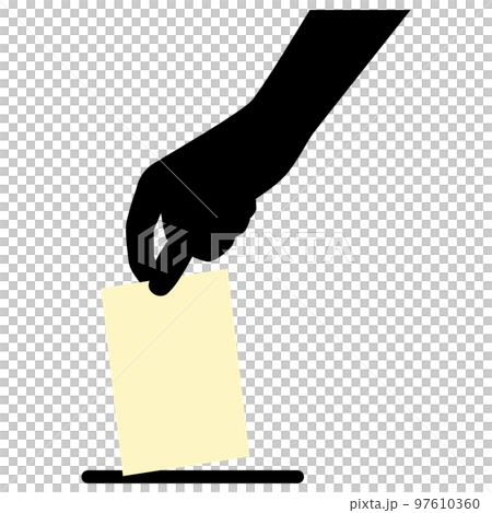 Hand to vote - Stock Illustration [97610360] - PIXTA