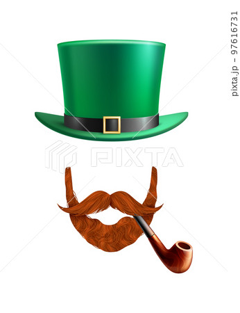 Irish Character Masquerade Compositionのイラスト素材 [97616731] - PIXTA