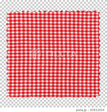 Red checkered fabric swatch transparent PNG - Stock Illustration ...