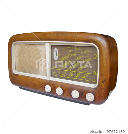 Old AM radio tuner transparent PNGのイラスト素材 [97652189] - PIXTA