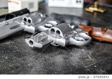 44 Magnum Revolver Long Barrel