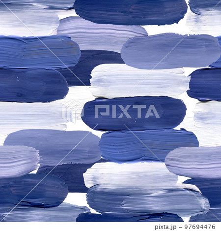 Acrylic abstract pattern of very peri, white...のイラスト素材 [97694476] - PIXTA