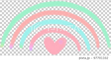 Rainbow line Rainbow illustrations-插圖素材 [97701102] - PIXTA圖庫