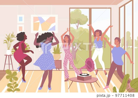 Women Dancing Illustrationのイラスト素材 [97711408] - PIXTA