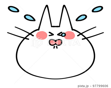 Cat Face Stick Figure