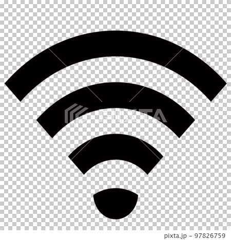 Wi-Fi mark C - Stock Illustration [97826759] - PIXTA