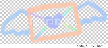 Rainbow line Heart illustrationsのイラスト素材 [97838252] - PIXTA
