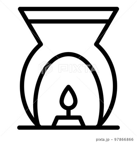Oil diffuser icon. Outline oil diffuser vector...のイラスト素材 [97866866] - PIXTA