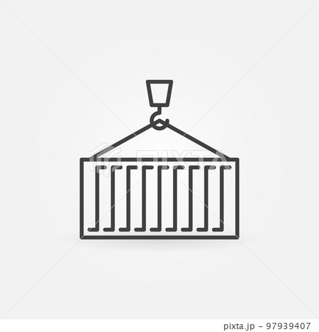 Container line iconのイラスト素材 [97939407] - PIXTA