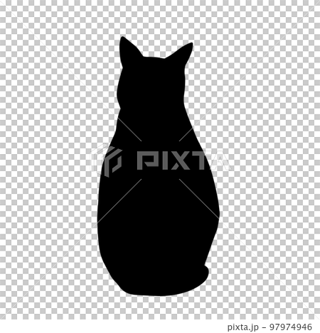 Cat Silhouette Back 479 Cat Standing Back Stock Photos, High Res