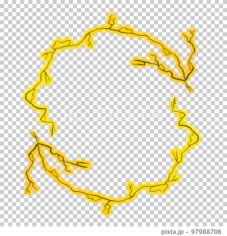 Return black lightning arrow (yellow) - Stock Illustration [97988706 ...