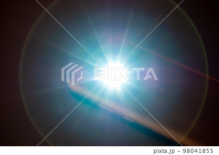 LED Flash or Flashlight of a Smartphone on...のイラスト素材 [98041855] - PIXTA