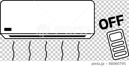 エアコン アイコン OFFのイラスト素材 [98060795] - PIXTA