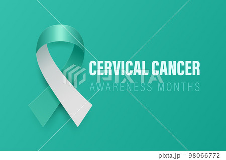 Cervical Cancer Banner, Card, Placard with...のイラスト素材 [98066772] - PIXTA