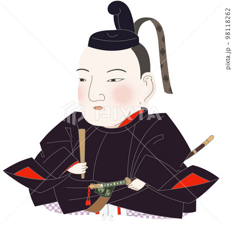 徳川家継 肖像画 デフォルメのイラスト素材 [98118262] - PIXTA