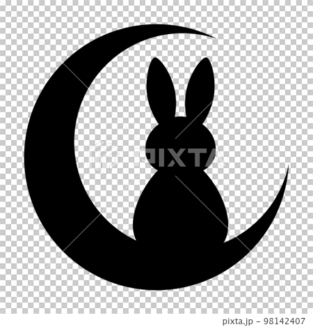 White Bunny Silhouette