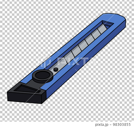 Illustration of a diagonal cutter with a blade - Stock Illustration ...