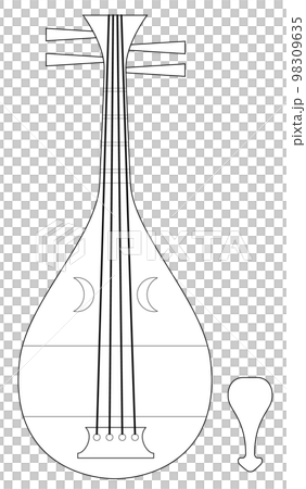 biwa - Stock Illustration [98309635] - PIXTA