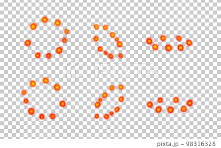 Shock wave effect (red) - Stock Illustration [98316328] - PIXTA