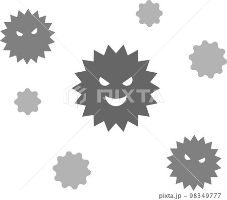 ウイルスの素材のイラスト素材 [98349777] - PIXTA