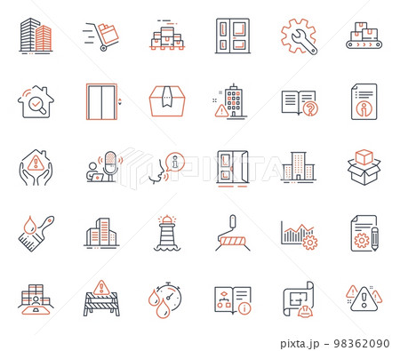 Industrial icons set. Included icon as...のイラスト素材 [98362090] - PIXTA