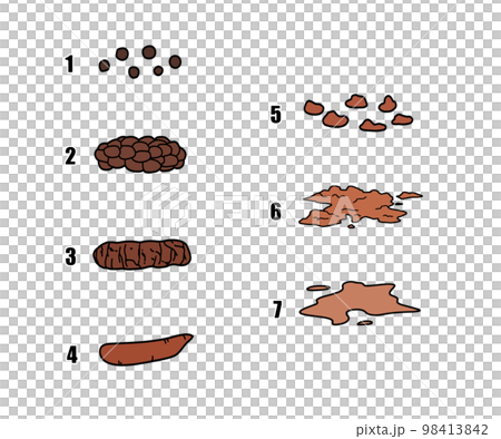 Bristol stool form scale - Stock Illustration [98413842] - PIXTA
