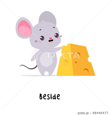 Beside Preposition Clipart