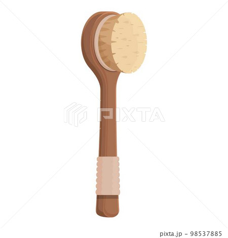 Bath brush icon cartoon vector. Body massage....のイラスト素材 [98537885] - PIXTA