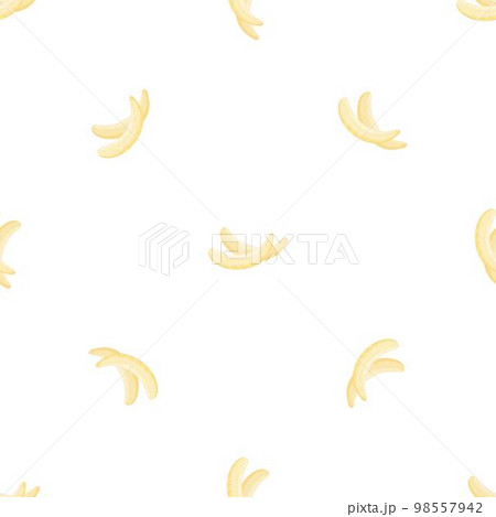 Clean banana pattern seamless background...のイラスト素材 [98557942] - PIXTA