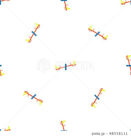 Kid see saw pattern seamless background texture...のイラスト素材 [98558111 ...