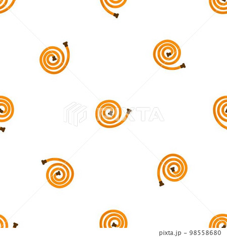 Garden hose pattern seamless background texture...のイラスト素材 [98558680 ...