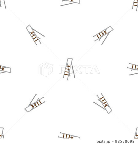 Garden ladder pattern seamless background...のイラスト素材 [98558698] - PIXTA