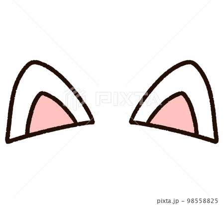 かわいい猫耳素材のイラスト素材 [98558825] - PIXTA